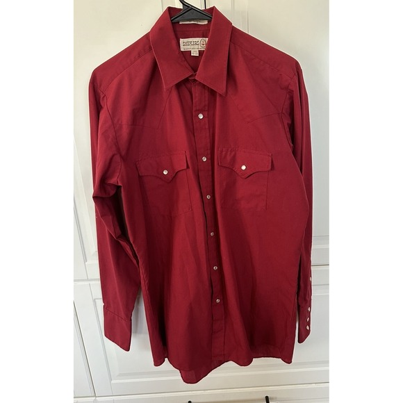 Shirts | Vtg Sheplers Western Shirt Pearl Snap Mens Small 1533 Blue ...